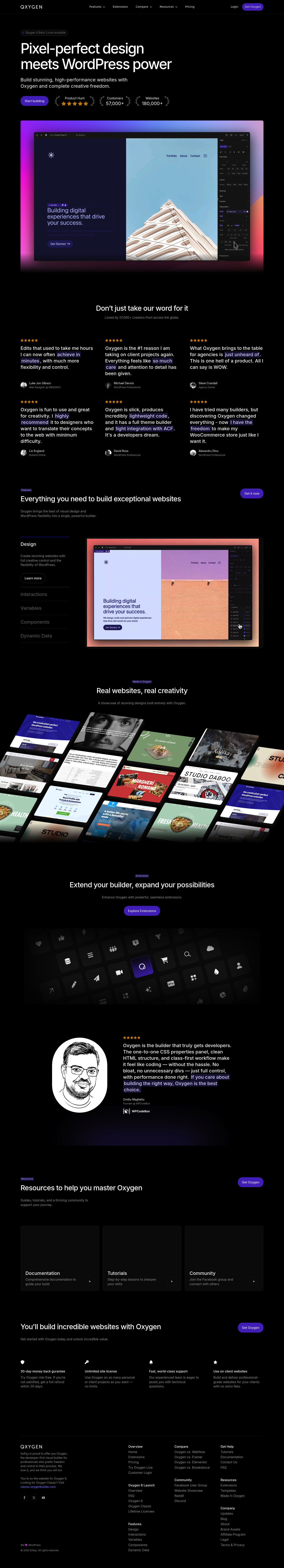 Oxygen Builder | DesignMunk